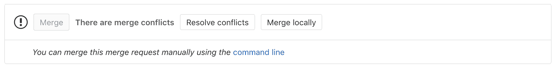 Merge request conflict resolution - 《Gitlab 中文文档》 - 书栈网 · BookStack