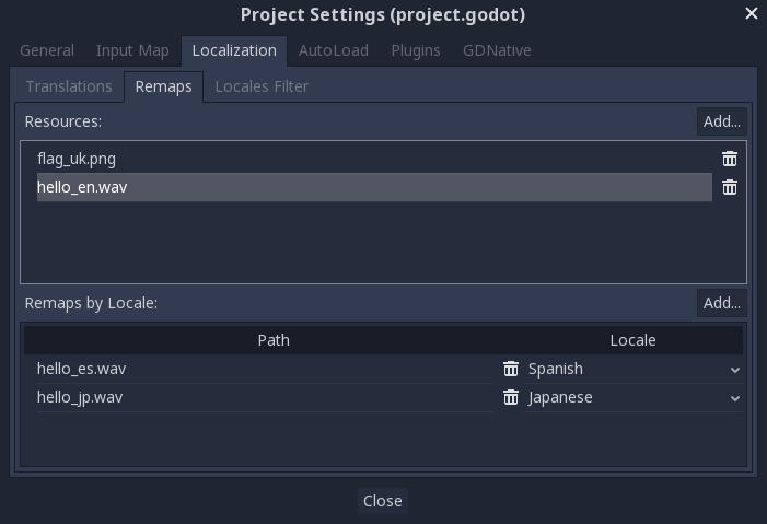 国际化 - 使游戏国际化 - 《Godot 游戏引擎 v4.2 中文文档》 - 书栈网 · BookStack