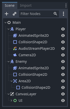 渐进式教程 - 节点与场景 - 《Godot 游戏引擎 v4.2 中文文档》 - 书栈网 · BookStack