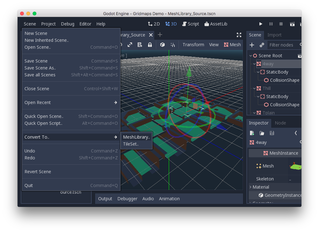 3D 文本 - 使用 GridMap - 《Godot 游戏引擎 v4.2 中文文档》 - 书栈网 · BookStack