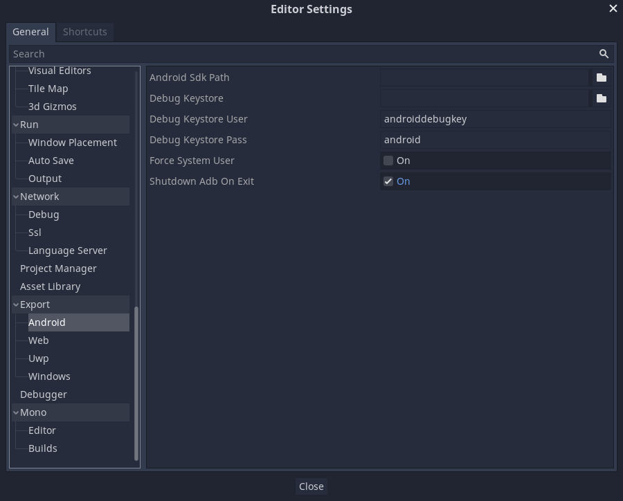 导出 - 为 Android 导出 - 《Godot 游戏引擎 v4.2 中文文档》 - 书栈网 · BookStack