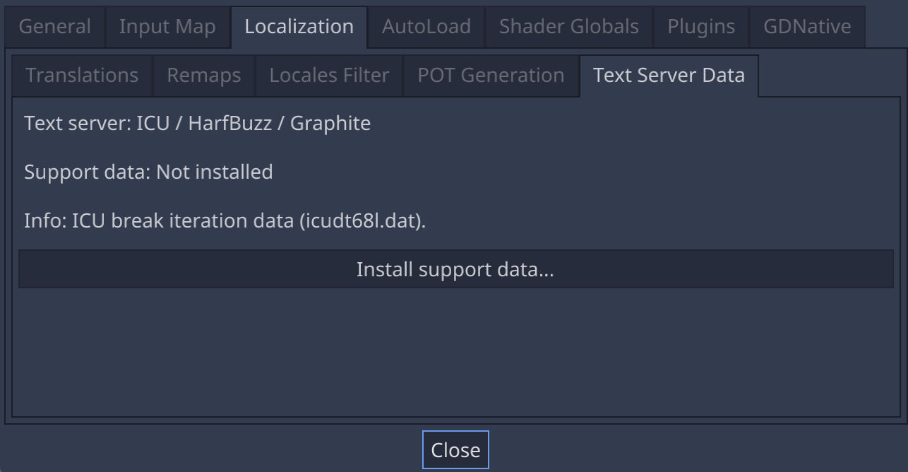国际化 - 使游戏国际化 - 《Godot 游戏引擎 v4.2 中文文档》 - 书栈网 · BookStack
