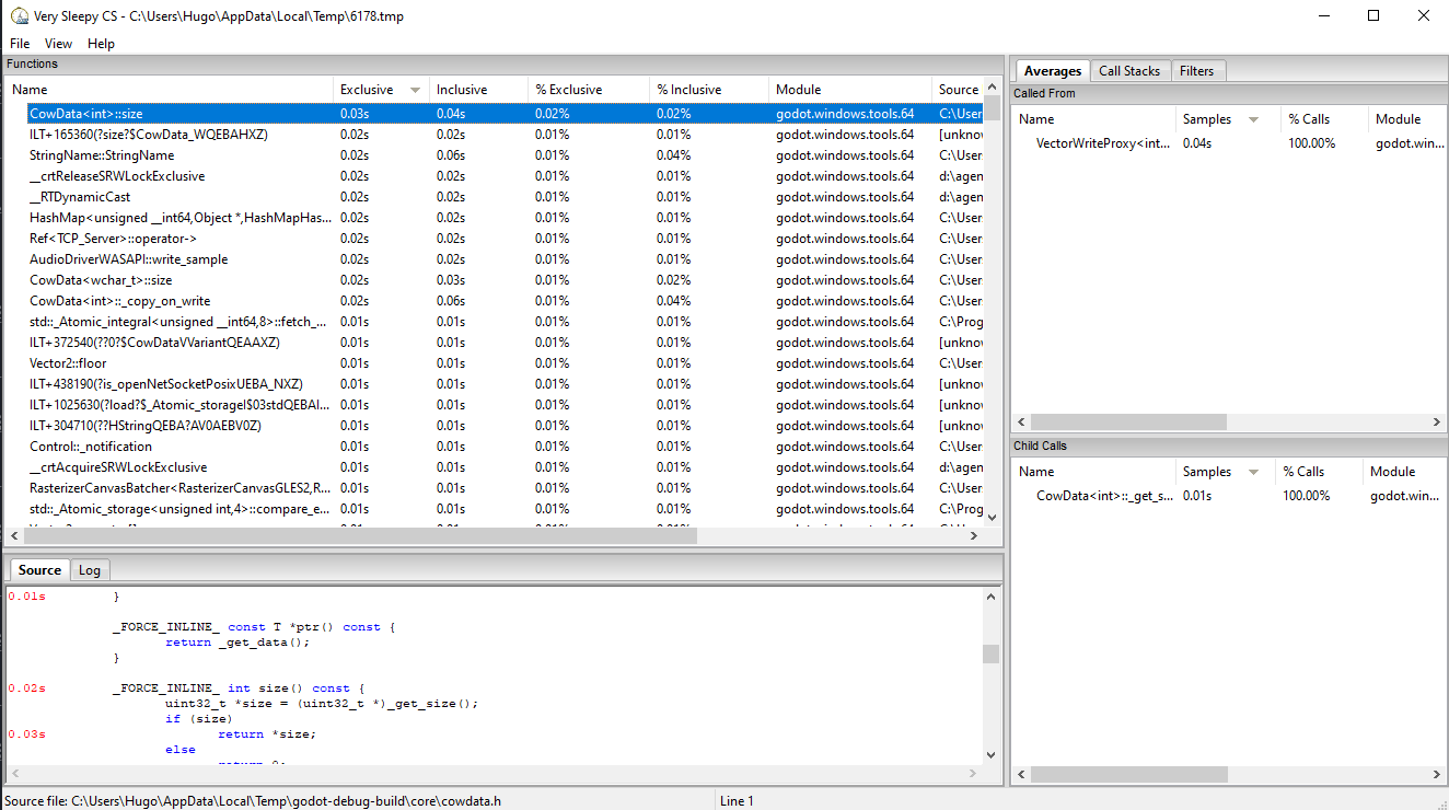 Debugging and profiling - Using C++ profilers - 《Godot v4.3 Documentation》 - 书栈网 · BookStack