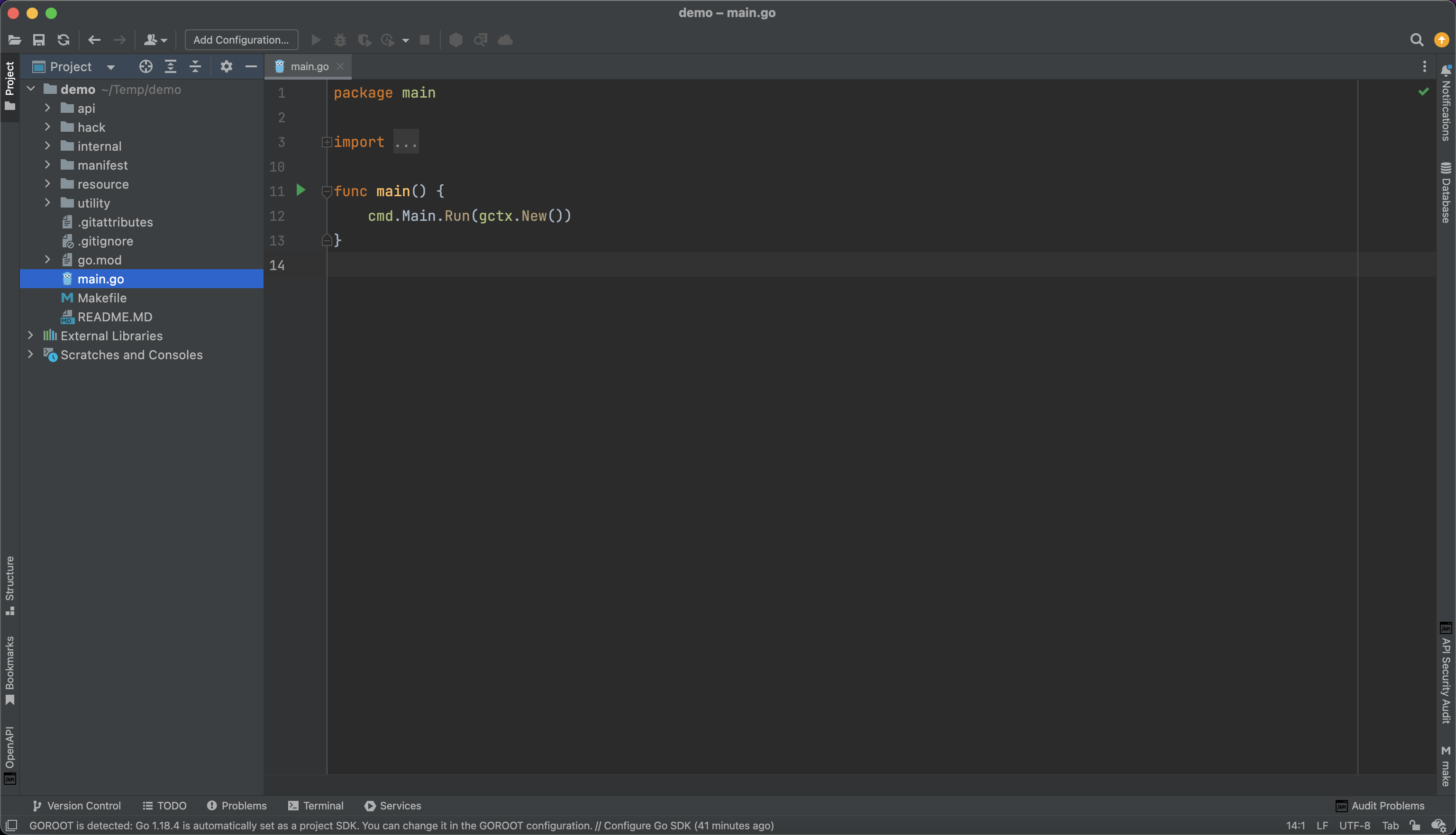 快速开始 - 快速开始-项目启动 - 《GoFrame v2.3 开发文档》 - 书栈网 · BookStack