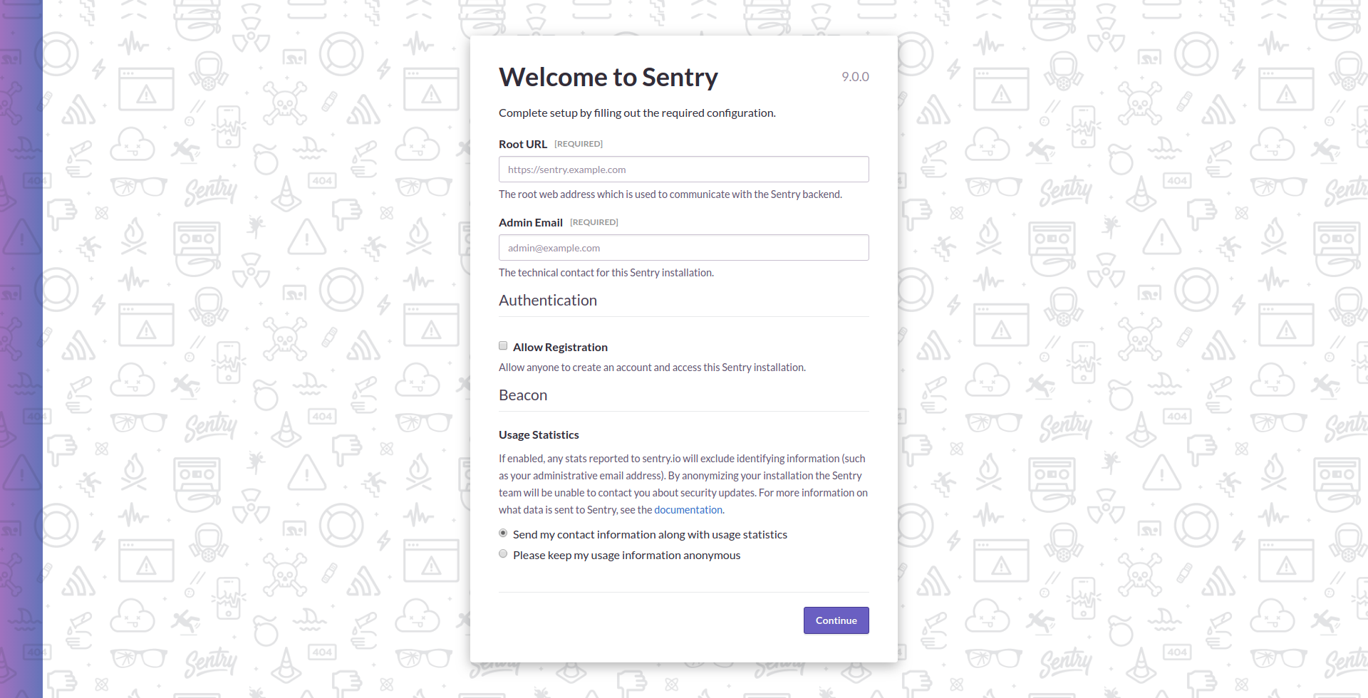微服务平台监控 - Sentry 错误预警系统的运维 - 《从0到1实战微服务架构 1.0》 - 书栈网 · BookStack