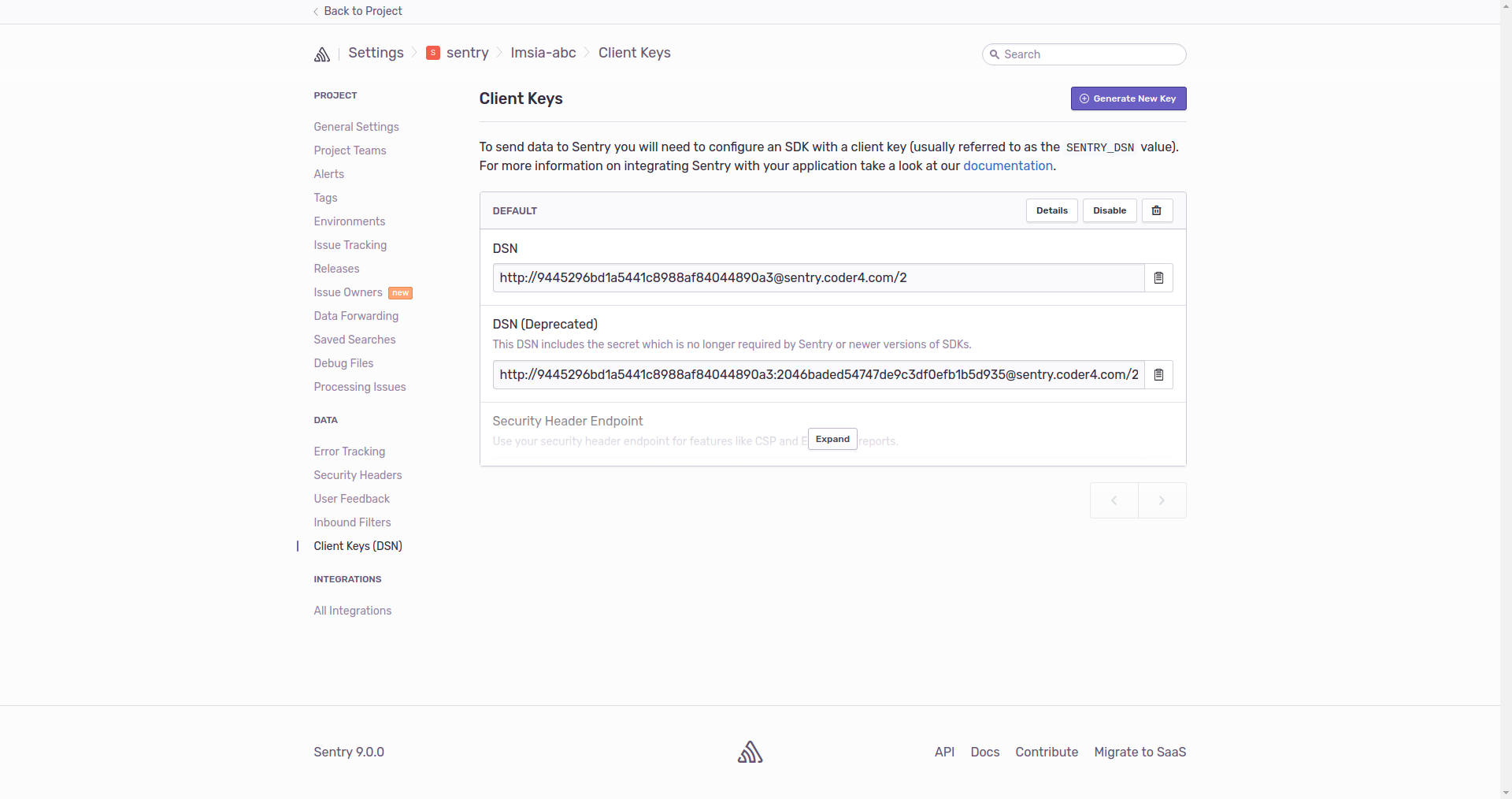 微服务平台监控 - Spring Boot整合Sentry - 《从0到1实战微服务架构 1.0》 - 书栈网 · BookStack