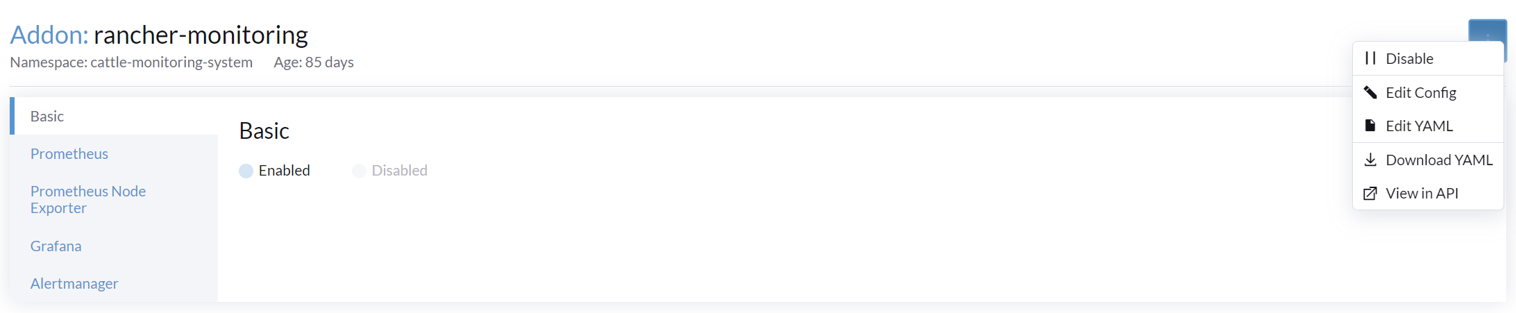 Advanced - Addons - 《Harvester v1.3 Documentation》 - 书栈网 · BookStack