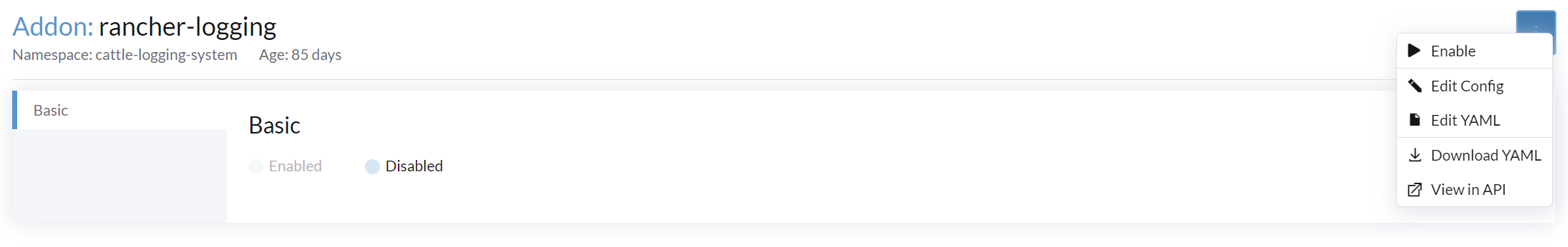 Advanced - Addons - 《Harvester v1.3 Documentation》 - 书栈网 · BookStack