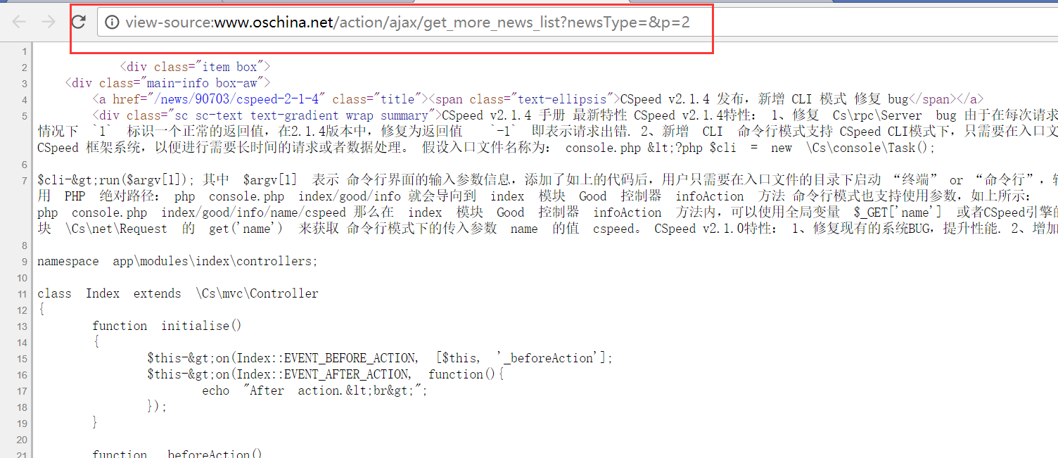 HTTP客户端（Hutool-http） - 案例1-爬取开源中国的开源资讯 - 《Hutool v4.5.15 参考文档》 - 书栈网 · BookStack