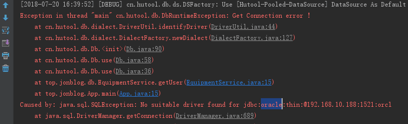数据库（Hutool-db） - 常见问题 - 《Hutool v4.5.15 参考文档》 - 书栈网 · BookStack