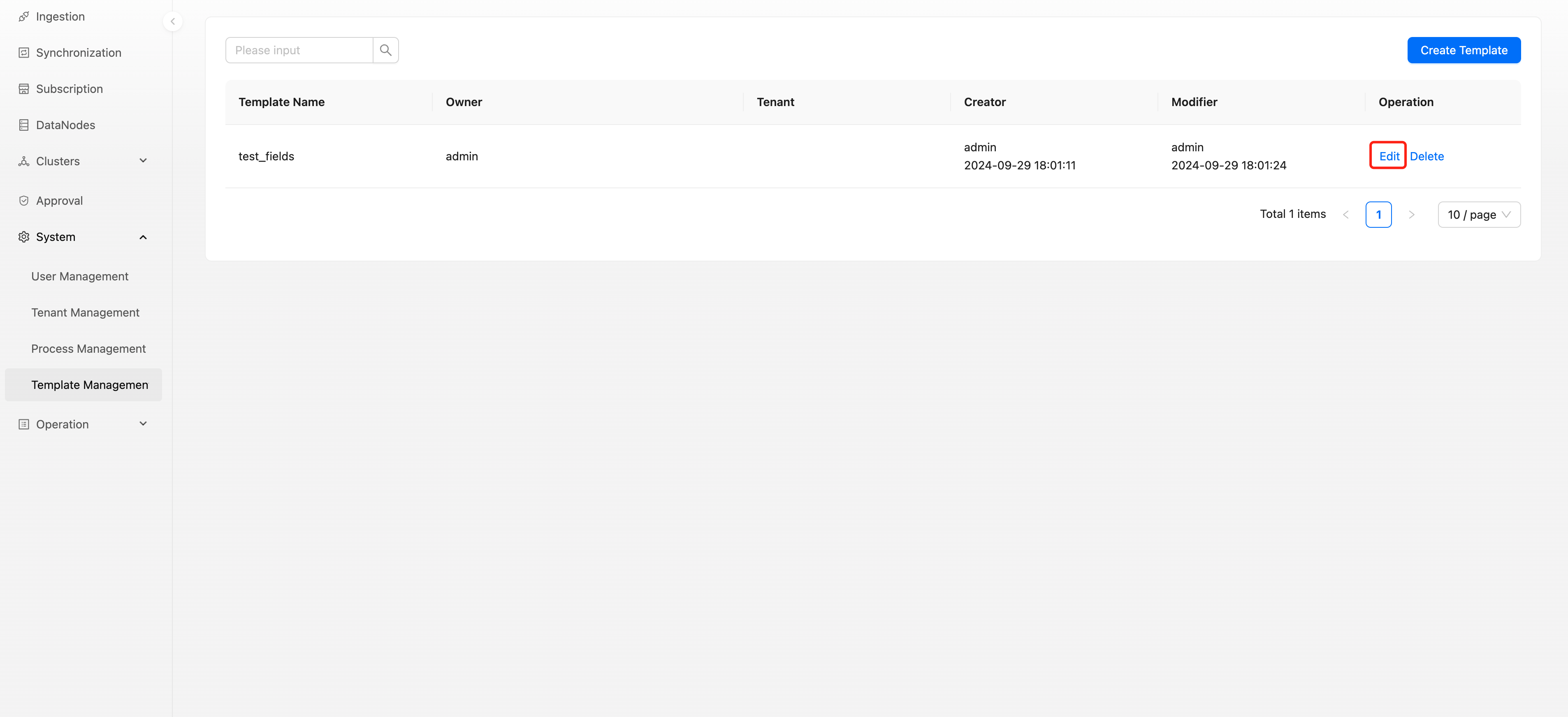 Administration - Template Management - 《Apache InLong v2.1 Documentation》 - 书栈网 · BookStack