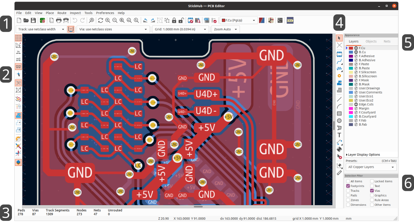 Pcbnew 参考手册 - Pcbnew 简介 - 《KiCad v6.0 中文文档》 - 书栈网 · BookStack