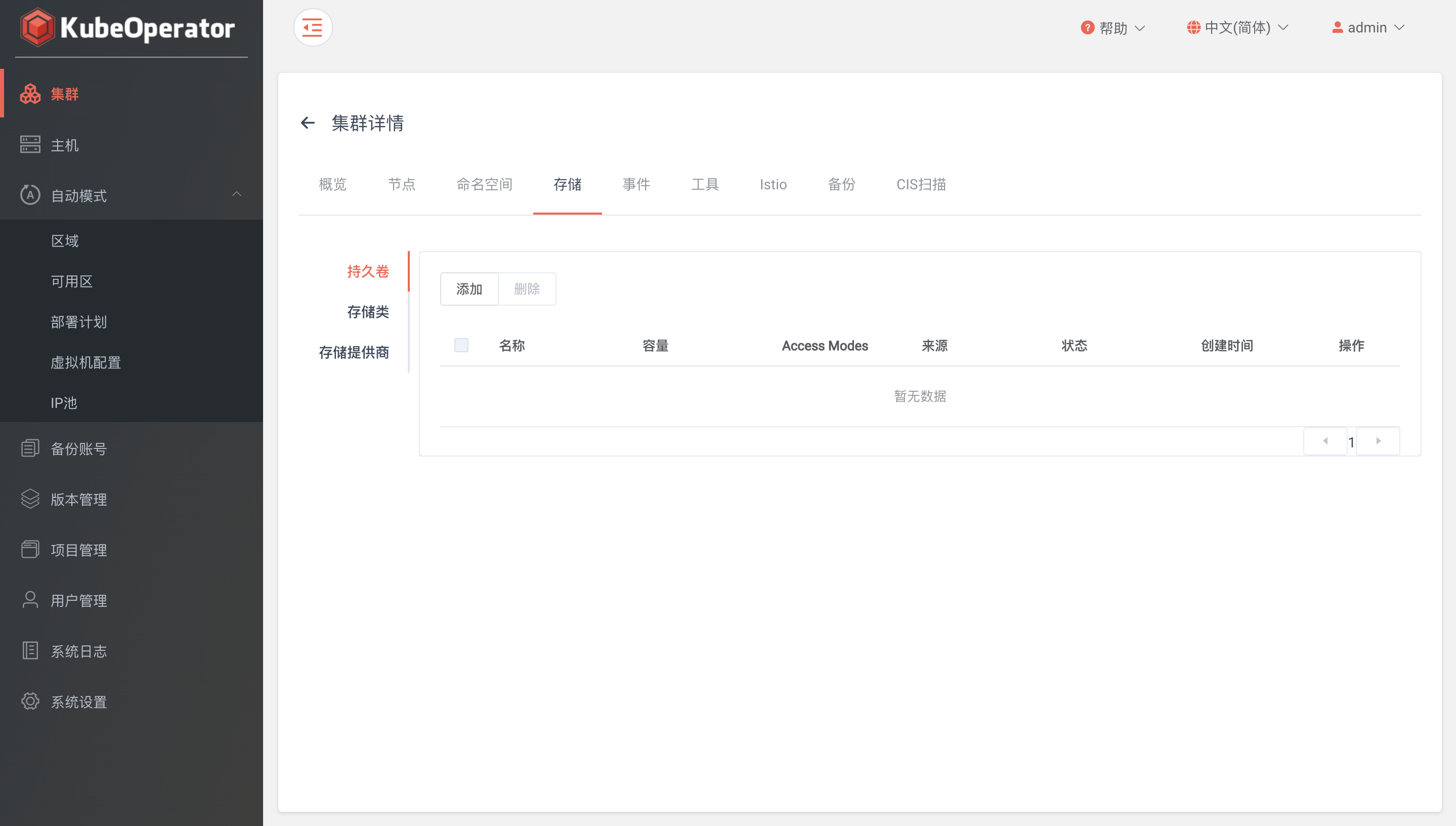 使用指南 - 集群 - 《KubeOperator v3.9 使用教程》 - 书栈网 · BookStack