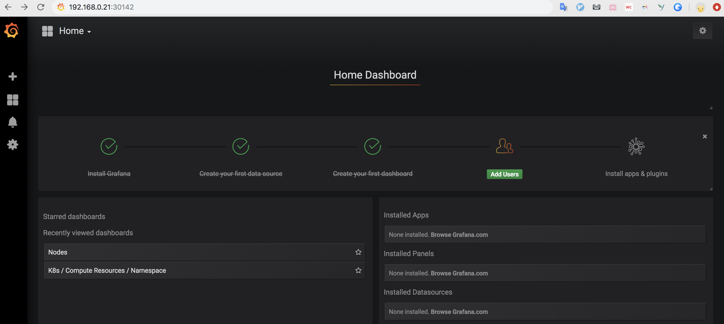 相关工具与插件 - 安装内置 Grafana - 《KubeSphere v2.1 使用手册》 - 书栈网 · BookStack
