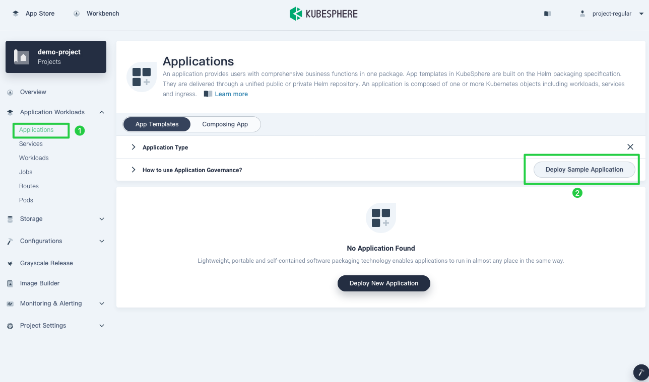 快速入门 - 部署 Bookinfo 和管理流量 - 《KubeSphere v3.0 使用手册》 - 书栈网 · BookStack