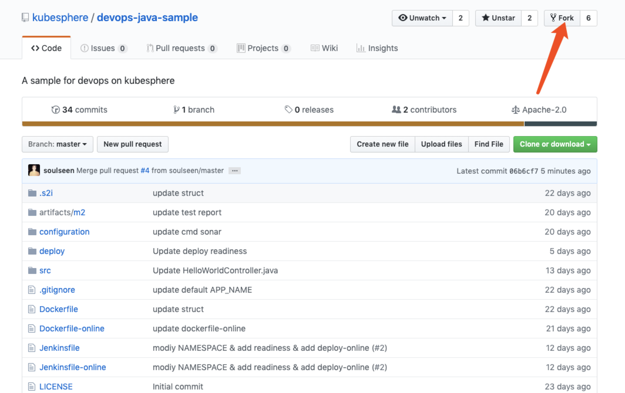 快速入门 - 示例八 - Source-to-Image - 《KubeSphere v2.0 使用手册》 - 书栈网 · BookStack