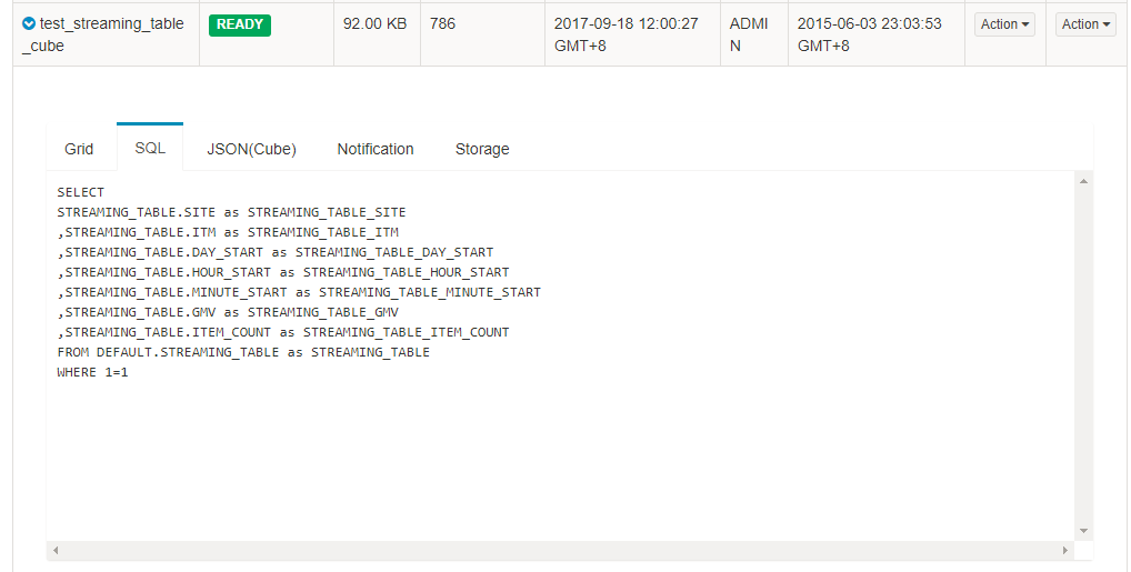 教程 - Web 界面 - 《Apache Kylin v3.0 使用教程》 - 书栈网 · BookStack