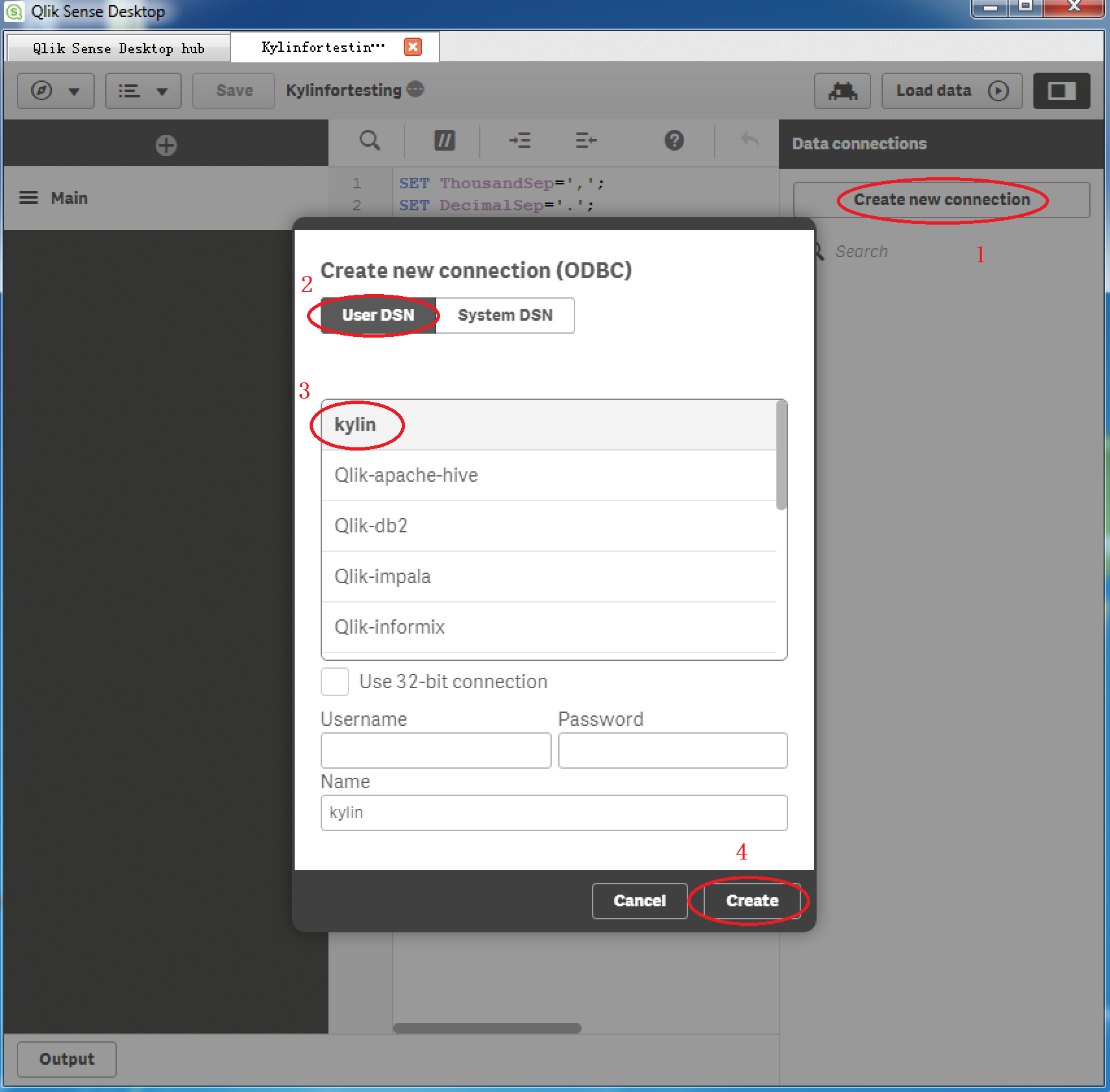 工具集成 - Qlik Sense 集成 - 《Apache Kylin v3.1 使用教程》 - 书栈网 · BookStack