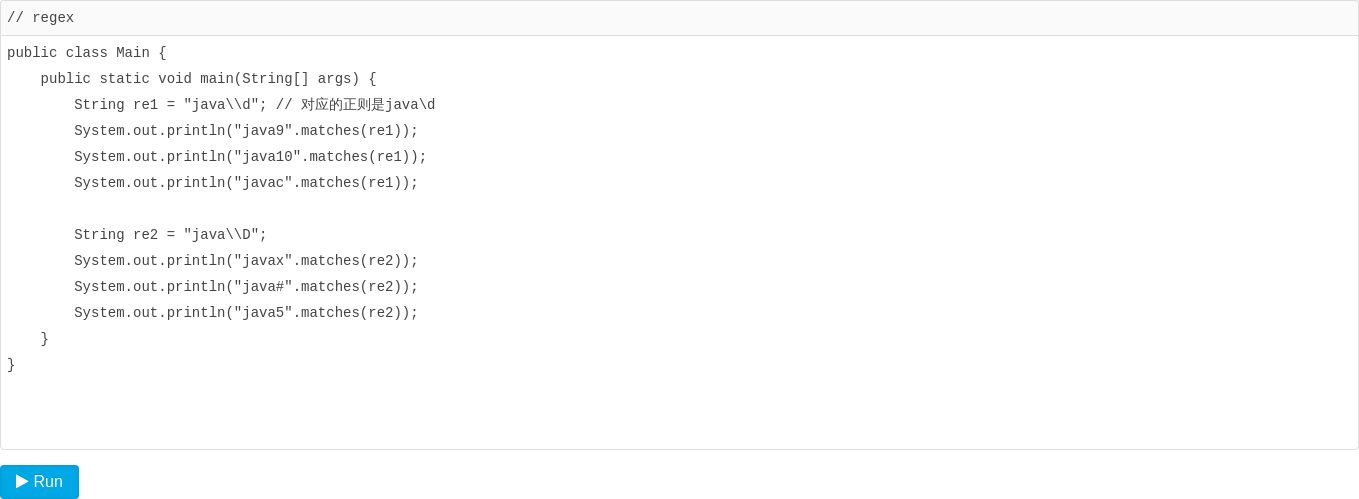 正则表达式 - 匹配规则 - 《廖雪峰 Java 教程（Java 20）》 - 书栈网 · BookStack