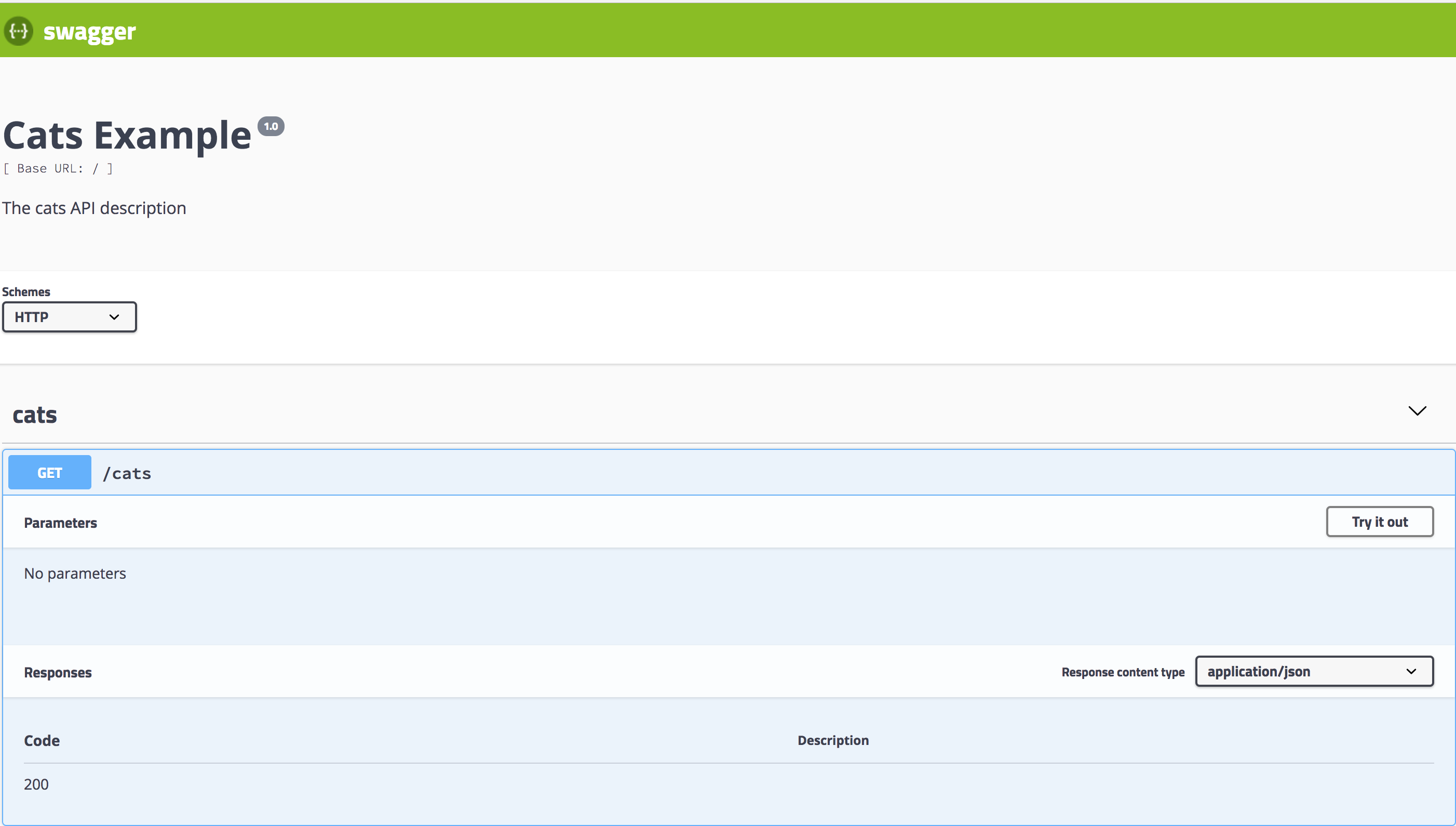 Recipes - OpenAPI (Swagger) - 《Nest.js v7.0 Document》 - 书栈网 · BookStack