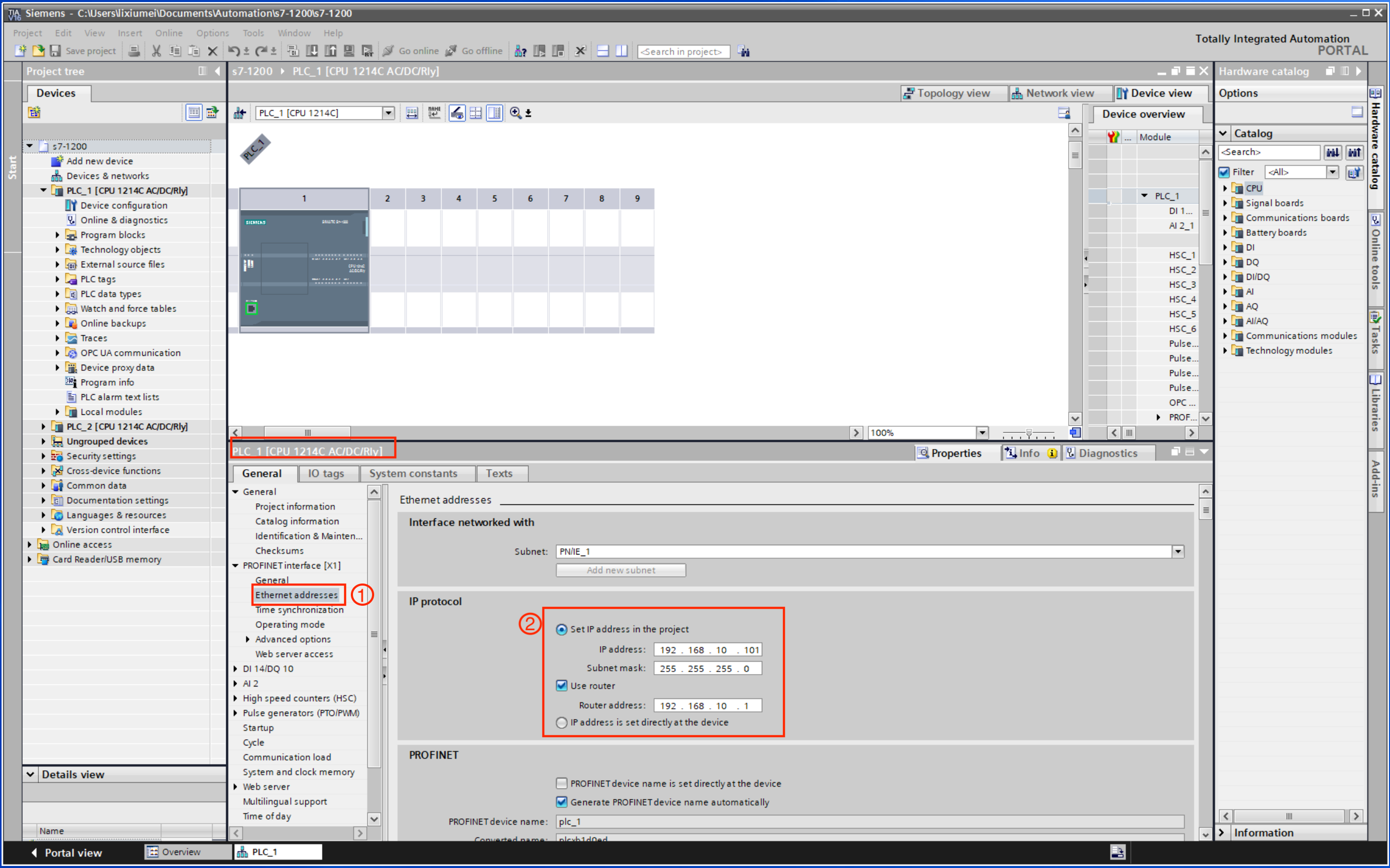 Siemens S7 ISO TCP - Siemens S7-1200-1500 Settings - 《Neuron v2.4 Documentation》 - 书栈网 · BookStack