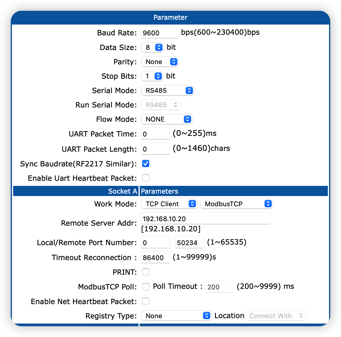 Modbus RTU - Connect to USR DTU - 《Neuron v2.9 Documentation》 - 书栈网 · BookStack