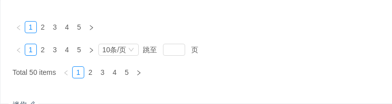 导航组件 - Pagination分页 - 《NG-ZORRO（Ant Design of Angular）v8.2.0 组件文档》 - 书栈网 · BookStack