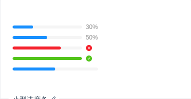 反馈组件 - Progress进度条 - 《NG-ZORRO（Ant Design of Angular）v8.2.0 组件文档》 - 书栈网 · BookStack