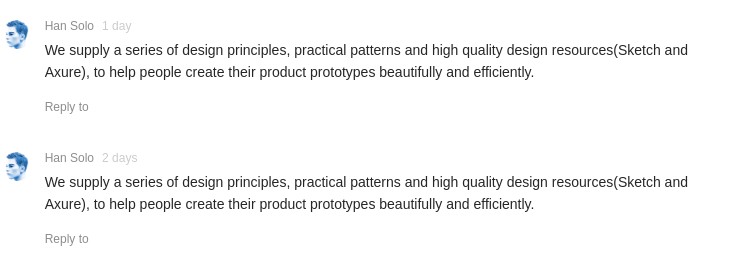 数据展示 - Comment评论 - 《NG-ZORRO（Ant Design of Angular）10.0 组件文档》 - 书栈网 · BookStack