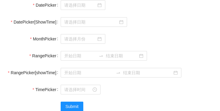 数据录入 Form表单 《ng Zorro(ant Design Of Angular)100 组件文档》 书栈网 · Bookstack