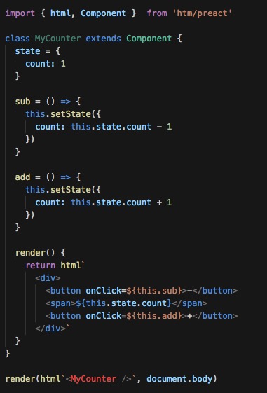 HTM - JSX 的替代品？还是另一种选择？ - 《Omi v5.x 文档》 - 书栈网 · BookStack