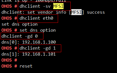 网络命令 - dhclient - 《华为鸿蒙操作系统(OpenHarmony) v1.0 开发者文档》 - 书栈网 · BookStack