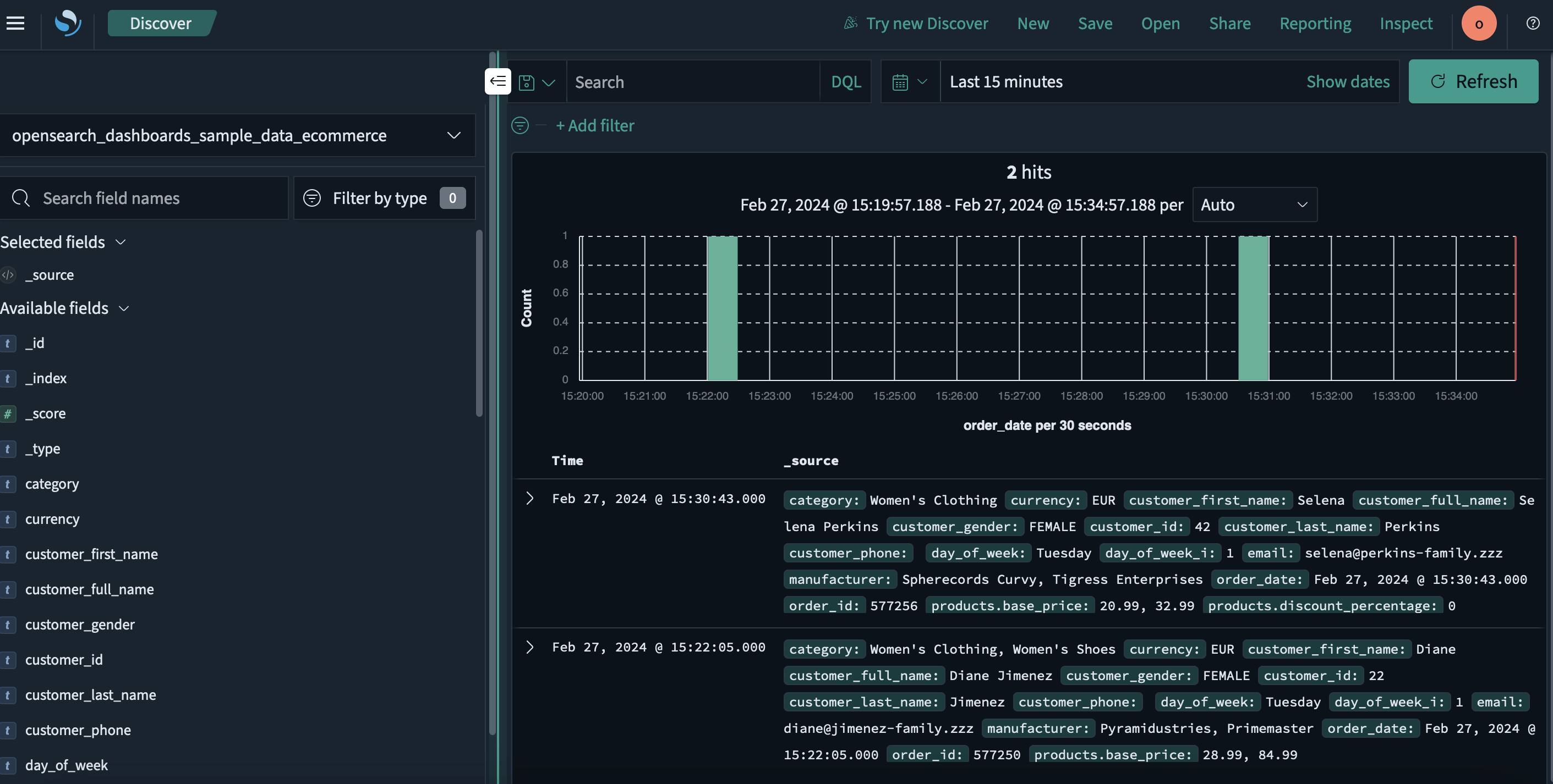 OpenSearch Dashboards - Analyzing data - 《OpenSearch v2.17 Documentation》 - 书栈网 · BookStack