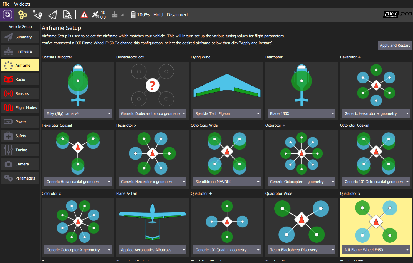 多旋翼 - DJI F450 + RTK (Pixhawk 3 Pro) - 《PX4 用户手册》 - 书栈网 · BookStack