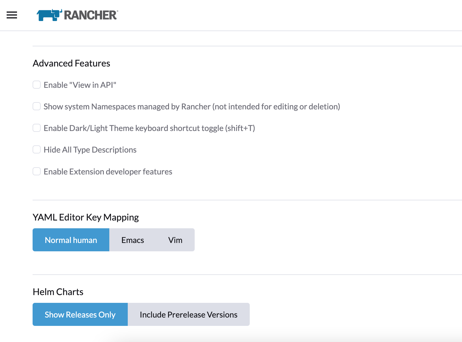 User Settings - User Preferences - 《Rancher v2.10 Documentation》 - 书栈网 · BookStack