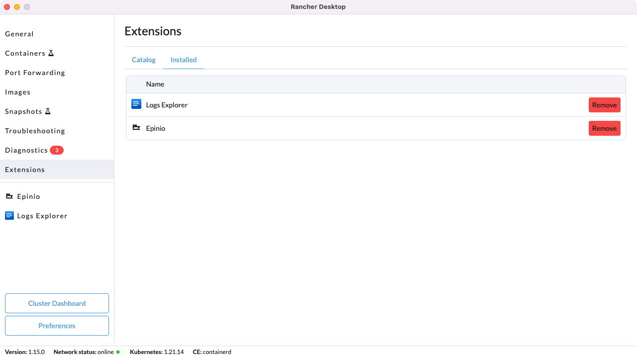 User Interface - Extensions - 《Rancher Desktop v1.15 Documentation》 - 书 ...