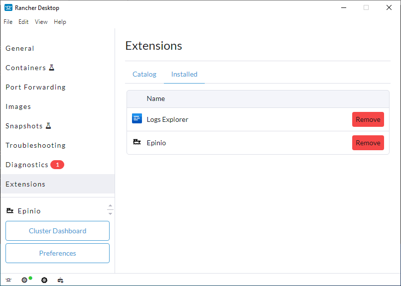How To Guides Installing And Uninstalling Rancher Desktop Extensions 《rancher Desktop V1 17