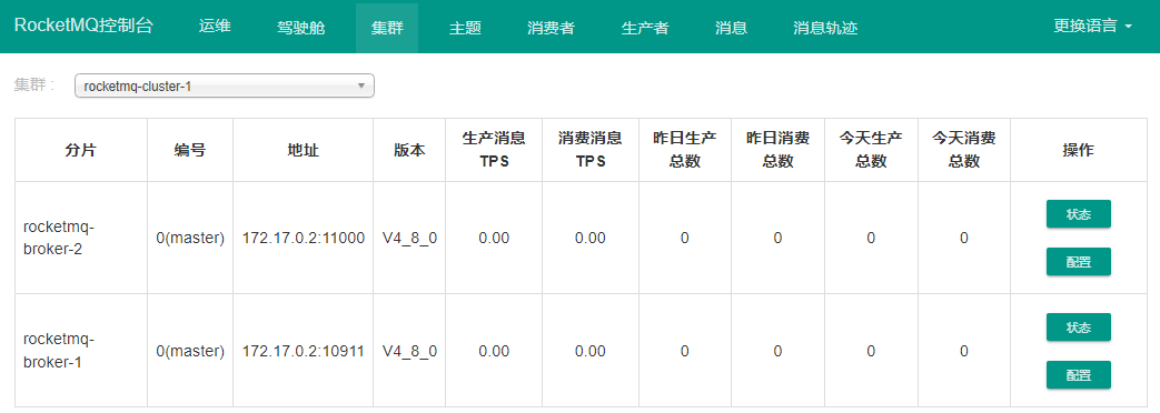 部署 & 运维 - RocketMQ Dashboard - 《Apache RocketMQ v5.0 中文文档》 - 书栈网 · BookStack