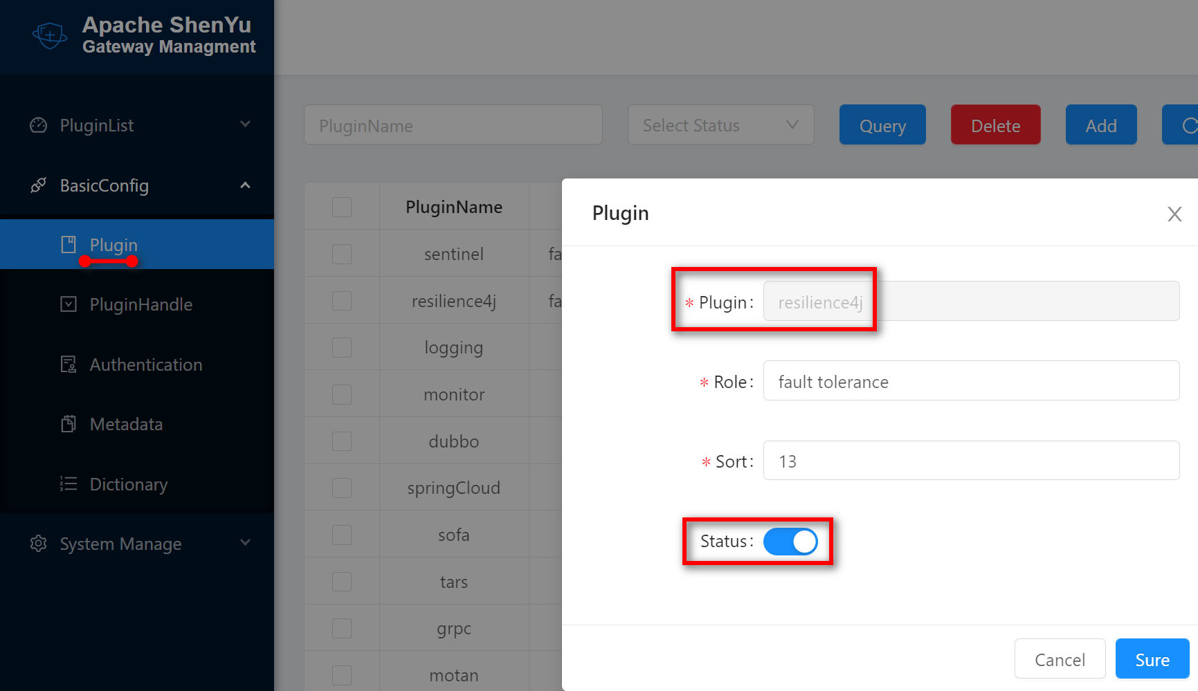 Fault Tolerance - Resilience4j Plugin - 《Apache Shenyu v2.7 Documentation》 - 书栈网 · BookStack