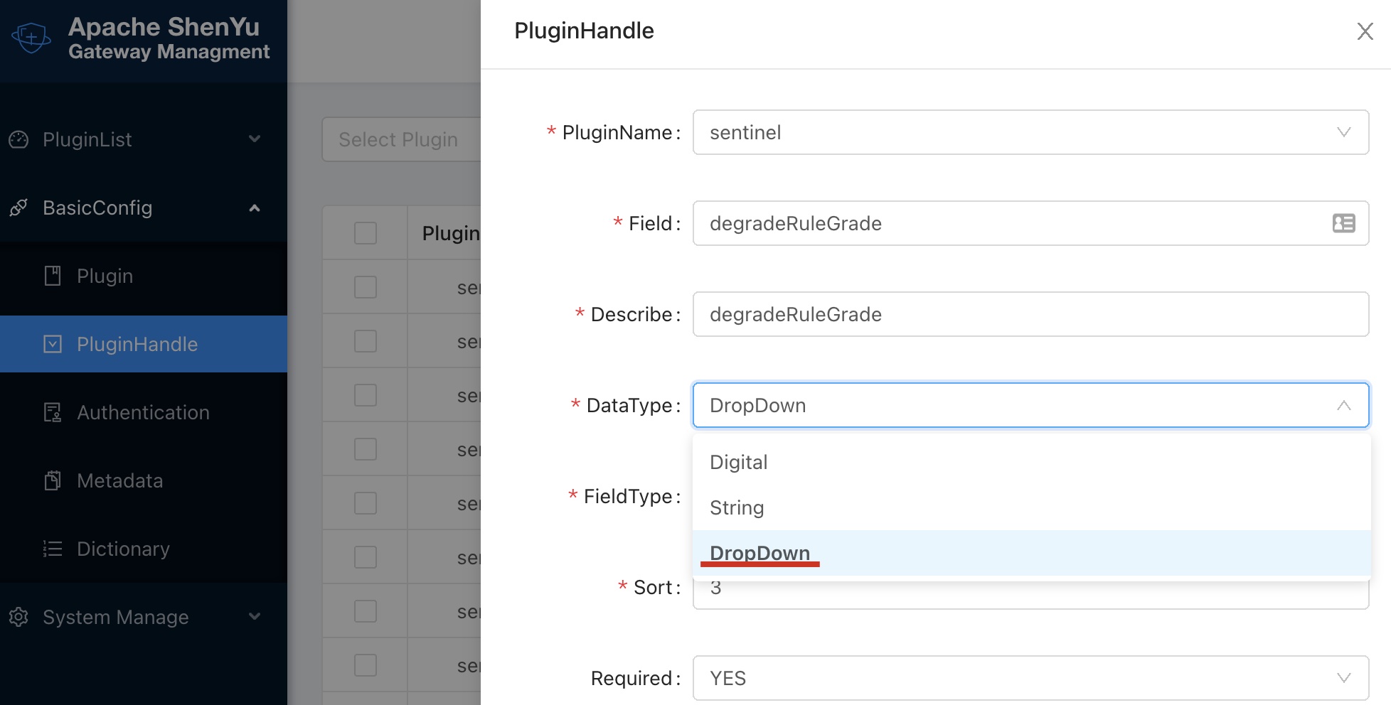 Admin Usage - Dictionary Management - 《Apache Shenyu v2.7 Documentation》 - 书栈网 · BookStack