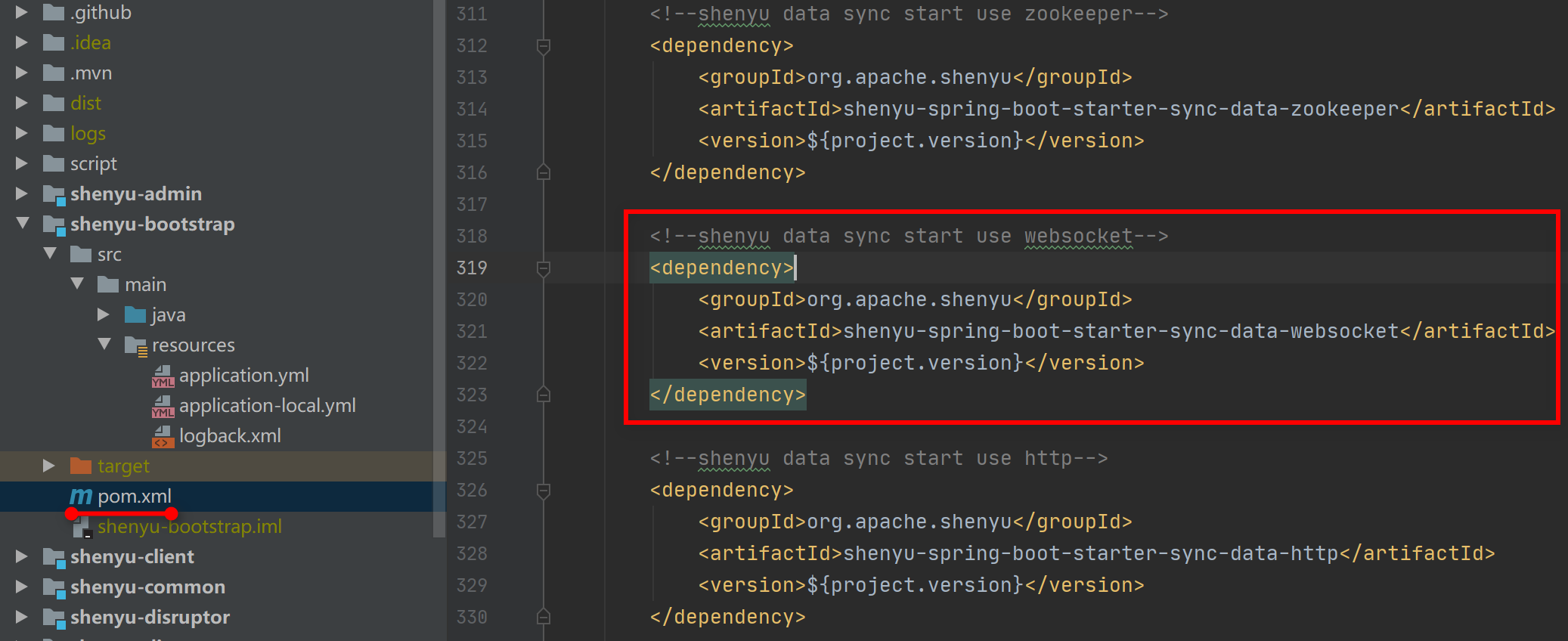 Property Config - Data Synchronization Config - 《Apache Shenyu v2.7 Documentation》 - 书栈网 · BookStack