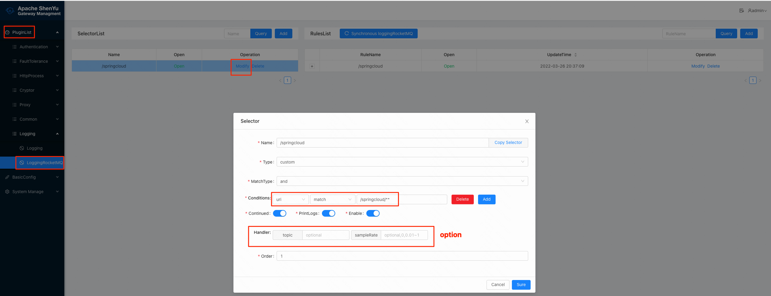 Observability - Logging-RocketMQ Plugin - 《Apache Shenyu v2.7 Documentation》 - 书栈网 · BookStack