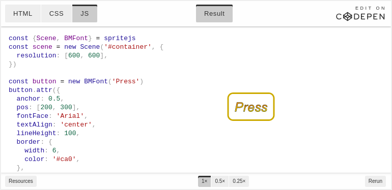 高级用法 Bitmap Font 《spritejs V2 官方文档》 书栈网 · Bookstack 9201