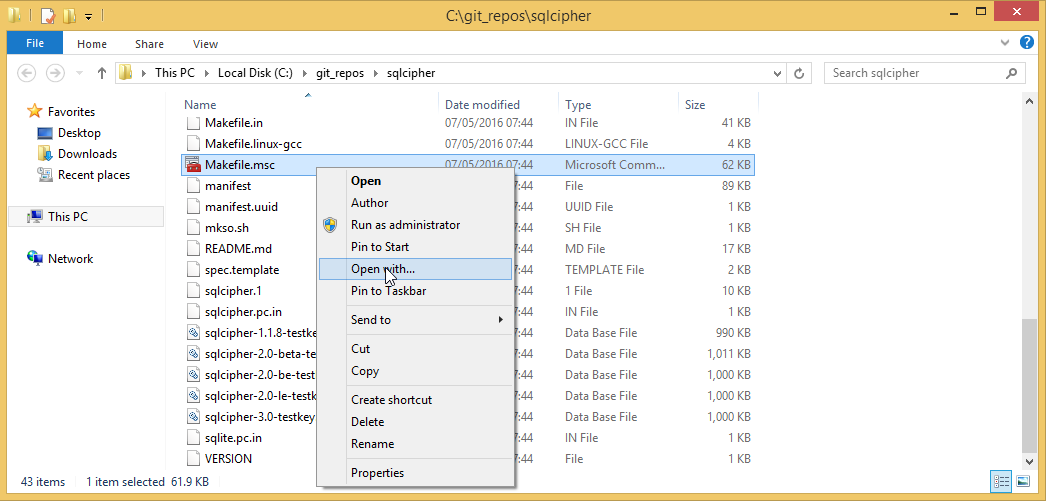 Windows Compiling Sqlcipher 《db Browser For Sqlite》 书栈网 · Bookstack