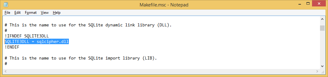 Windows - Compiling SQLCipher - 《DB Browser for SQLite》 - 书栈网 · BookStack