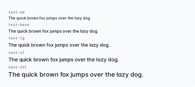 Typography Font Size 《tailwind Css V3 3 Documentation》 书栈网 · Bookstack