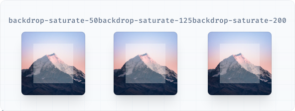 Filters - Backdrop Saturate - 《Tailwind CSS v3.0 Documentation》 - 书栈网 · ...