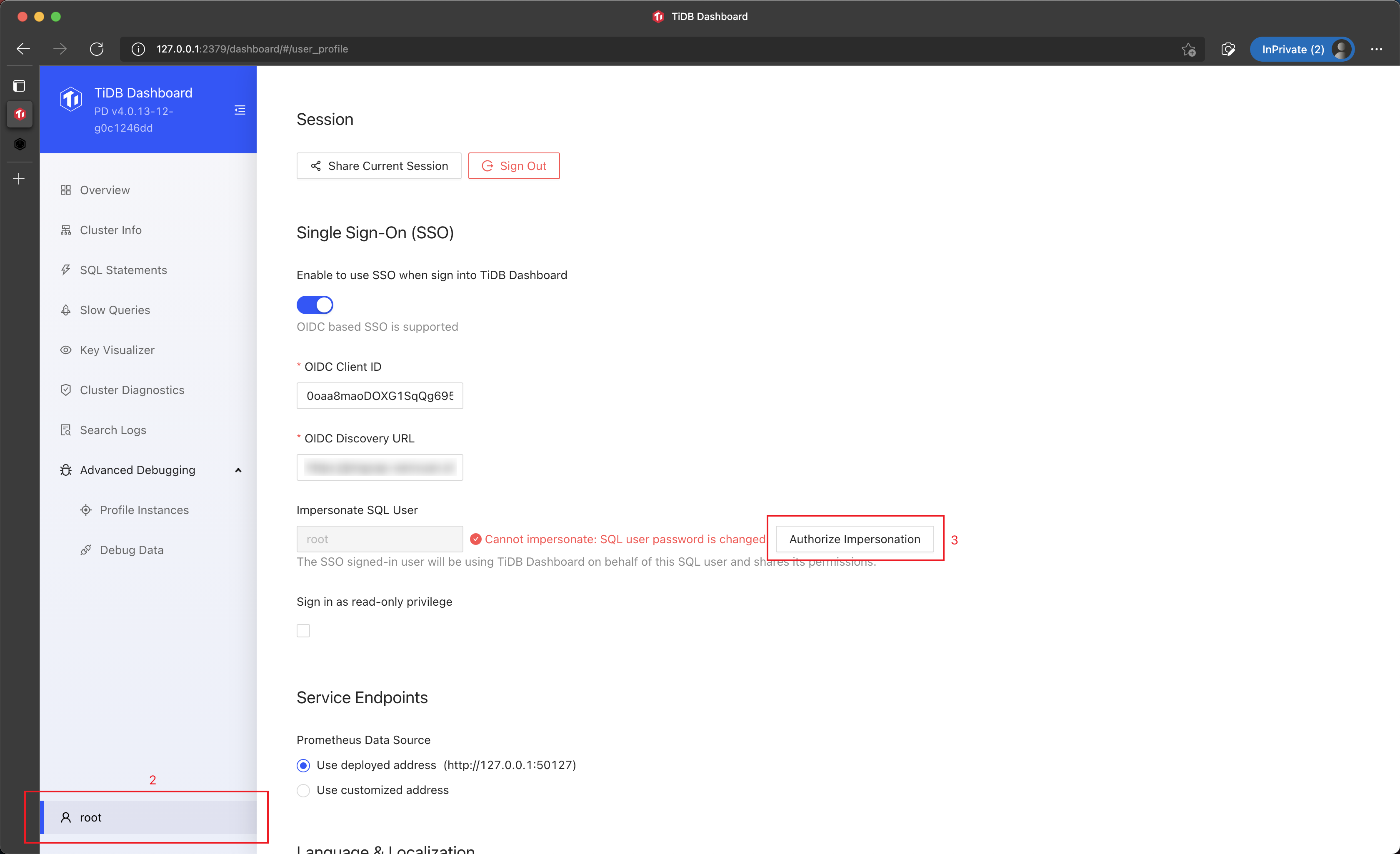 会话管理与配置 - 配置 SSO 登录 - 《TiDB v6.0 中文文档》 - 书栈网 · BookStack