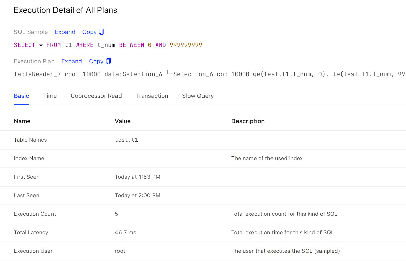 SQL 语句分析 - 执行详情页面 - 《TiDB v6.0 中文文档》 - 书栈网 · BookStack