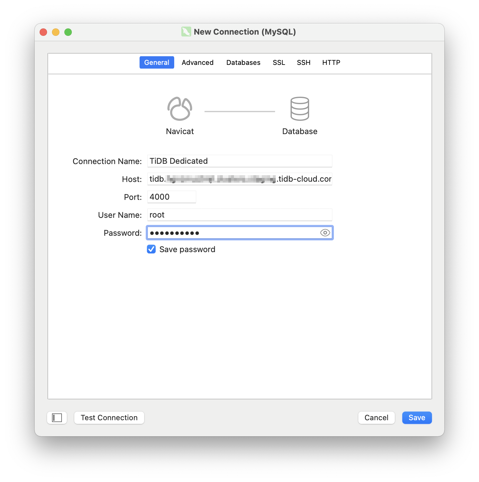 GUI 数据库工具 - Navicat - 《TiDB v7.5 中文文档》 - 书栈网 · BookStack